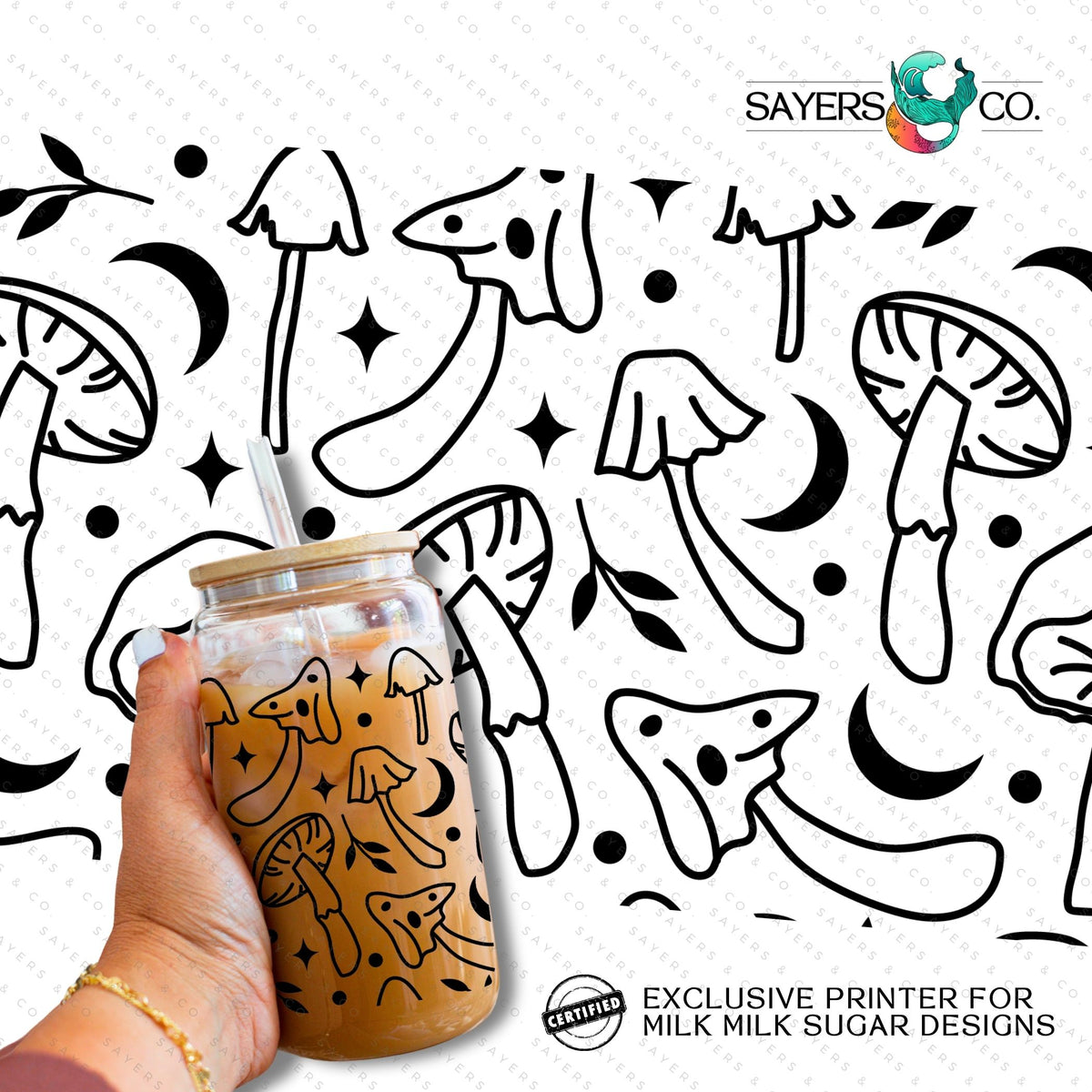 PRINTED Sublimation or Vinyl Print: Milk Milk Sugar Certified Printer ...