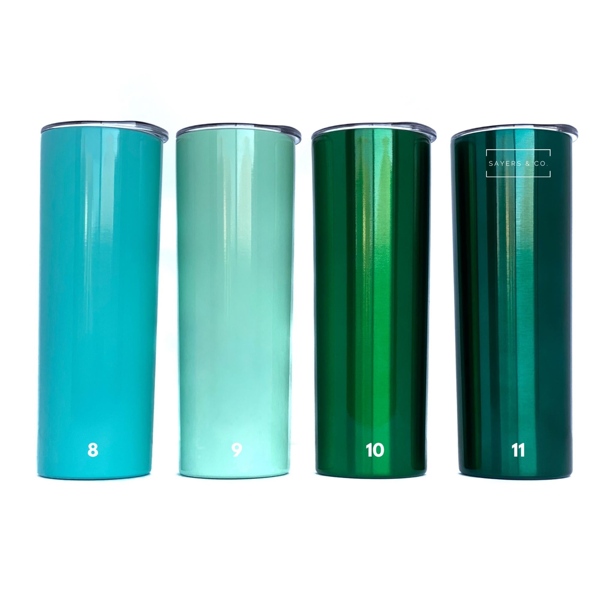 20oz Skinny Blank Solid Real Colors Tumbler – Sayers & Co.